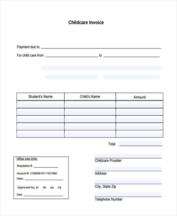 Printable Invoice Examples 27 In Google Docs Google Sheets Excel 