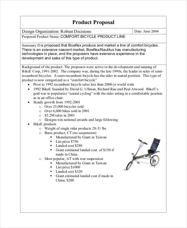 Simple Proposal Formats - 43+ Examples, Format, Pdf | Examples