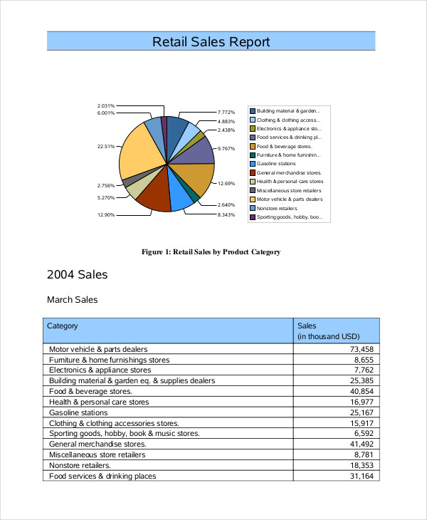 13 Sales Report Example Samples PDF Word Pages