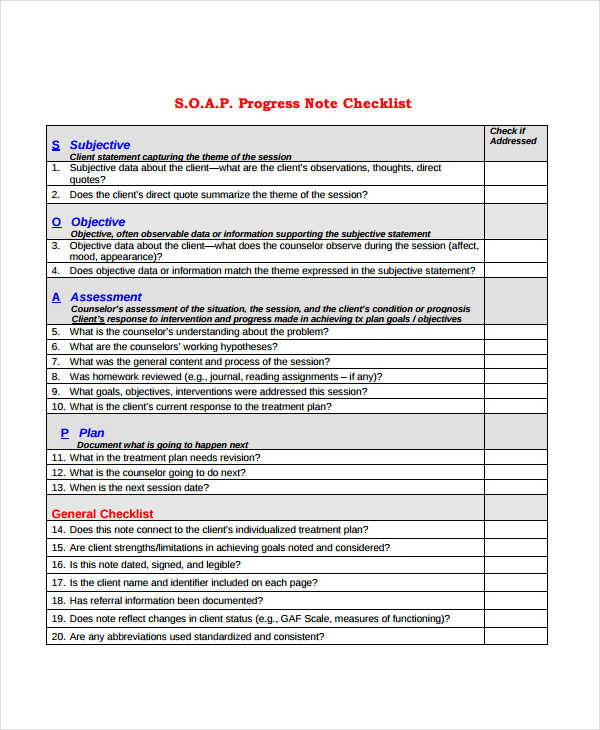 Progress Note 18 Examples Format Pdf Examples
