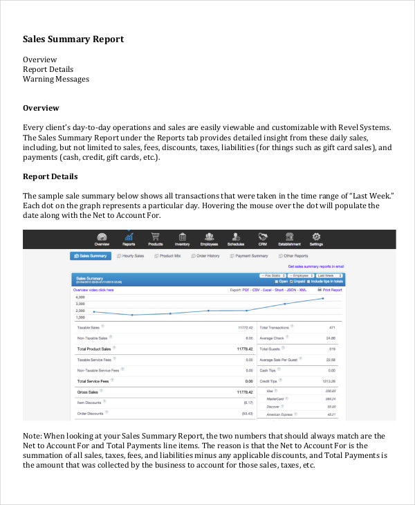 Sales Report 18 Examples Samples PDF Word Pages Google Docs 