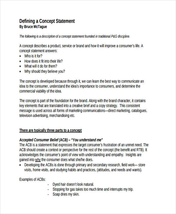 Fashion Design Concept Statement