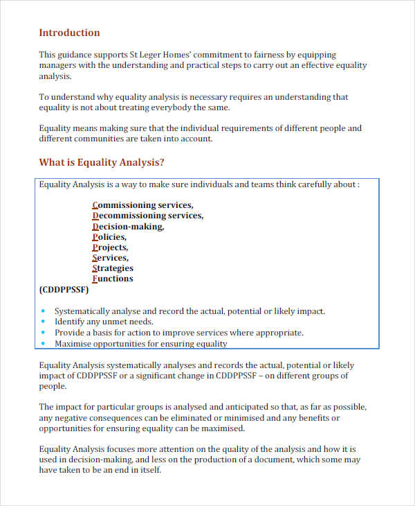 Formal Analysis - 13+ Examples, Format, Pdf | Examples