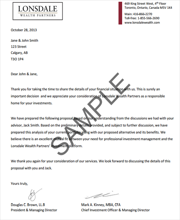 Investment Proposal 21 Examples Format How To Write Pdf