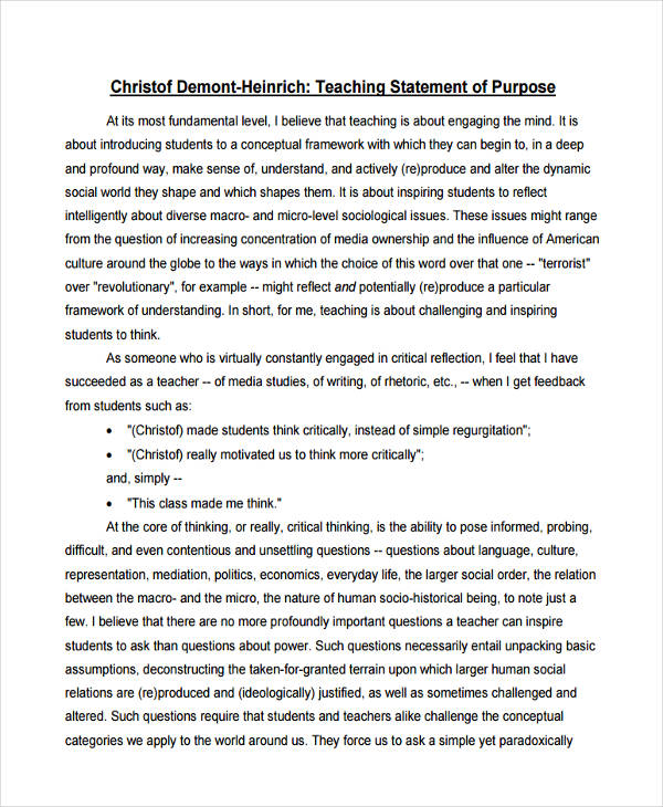 Phd Statement Of Purpose Sample Pdf Master Of Template Document