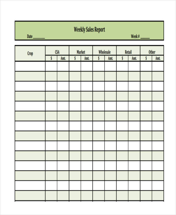 Sales Report - 45+ Examples, Samples, PDF, Word, Pages | Examples