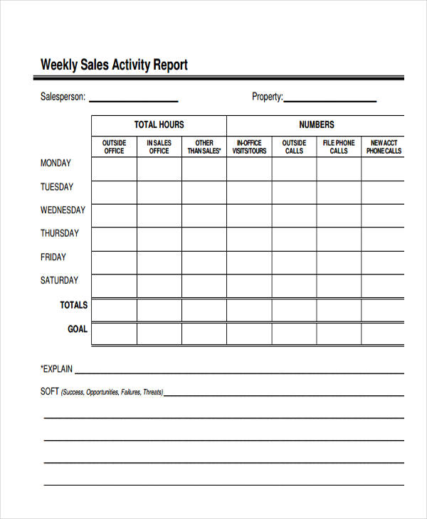 Sales Report 45 Examples Samples PDF Word Pages Examples