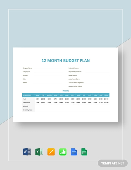 Budget Plan - 14+ Examples, Format, Pdf | Examples