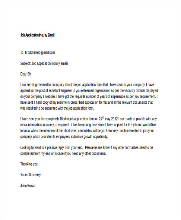 Job Inquiry Email Masaka luxiarweddingphoto