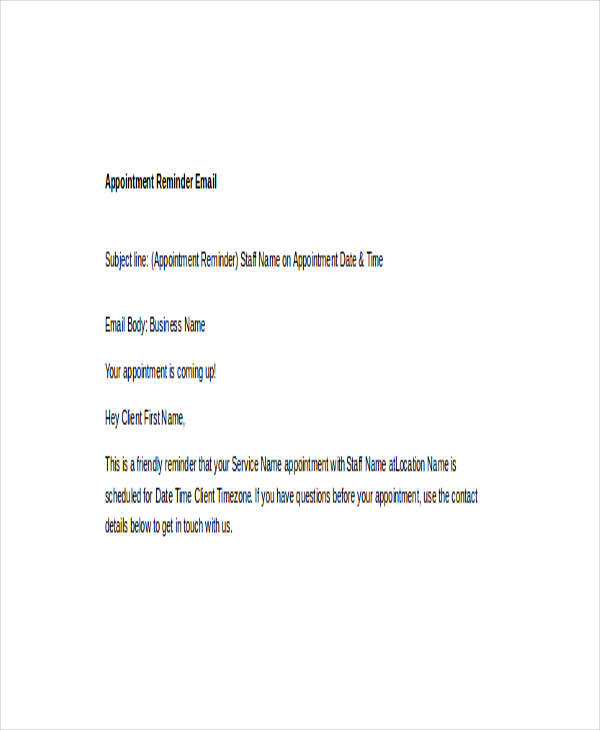Reminder E Mail Samples Masaka luxiarweddingphoto