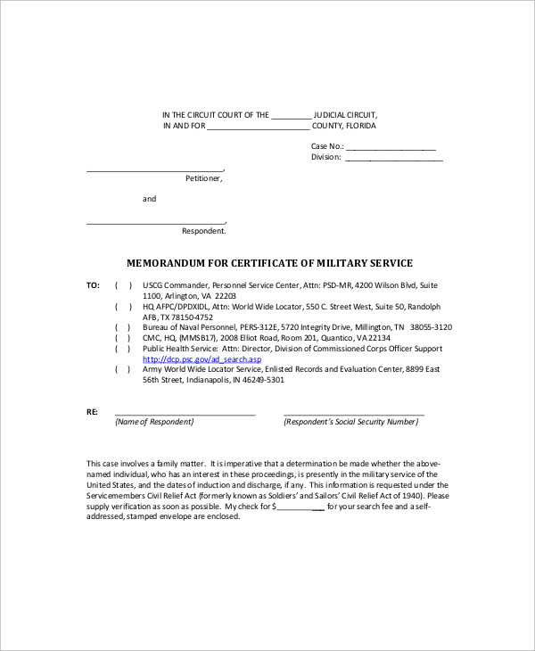 Us Army Memorandum For Record Template HQ Printable Documents