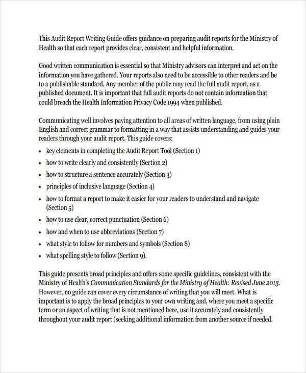 English Language Report Writing Example Report Writing
