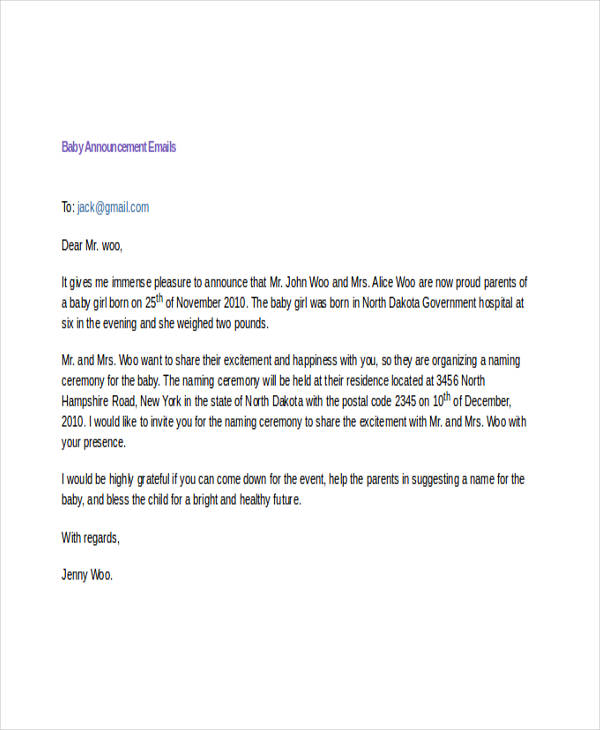 Announcement Email 13 Examples Format Pdf Examples