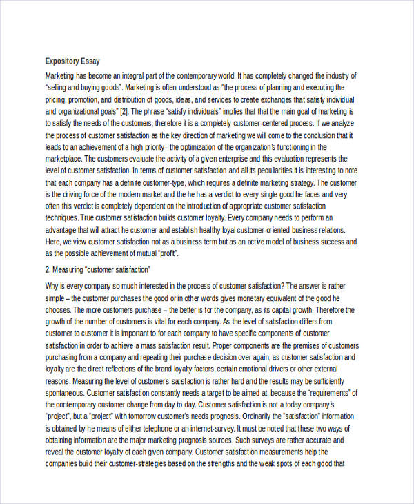  Expository Report Examples 30 Expository Essay Topics For An 