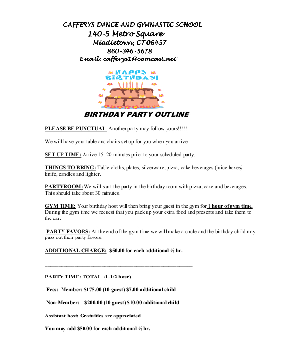 FREE Program Outline Examples 8 Samples In PDF DOC Examples