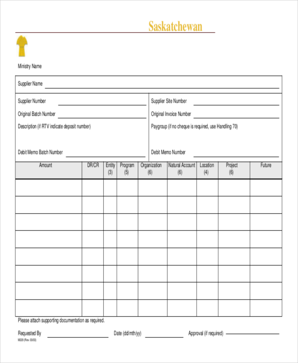 Debit Memo - 11+ Examples, Format, Pdf | Examples