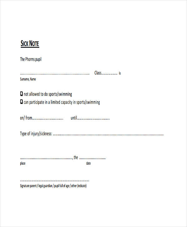 Nurse Narrative Note Template