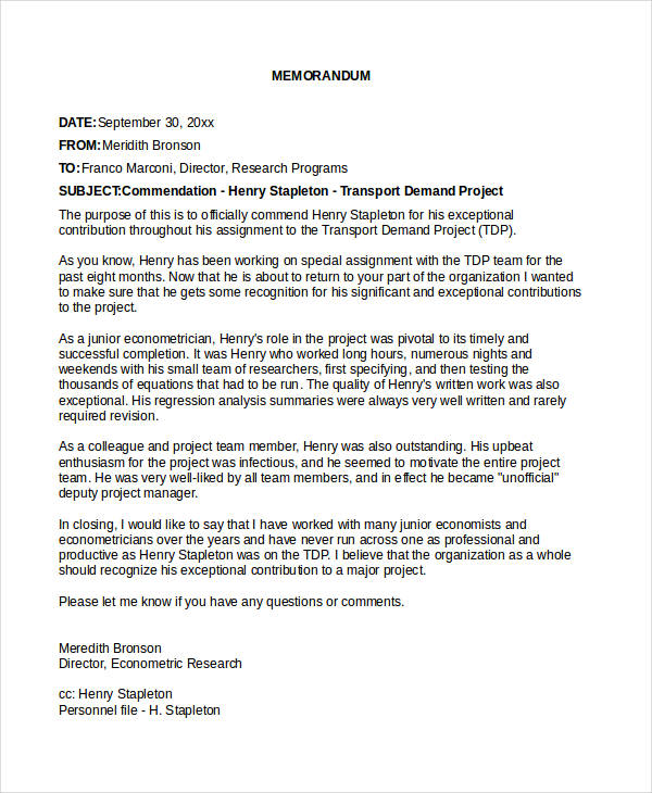 Internal Memo - 25+ Examples, Format, Pdf | Examples