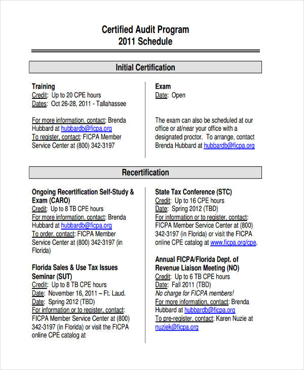Program - 32+ Examples, Format, Pdf | Examples