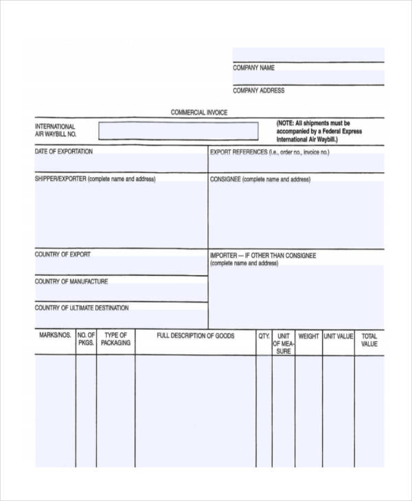 Business Invoice - 19+ Examples, Format, Pdf | Examples