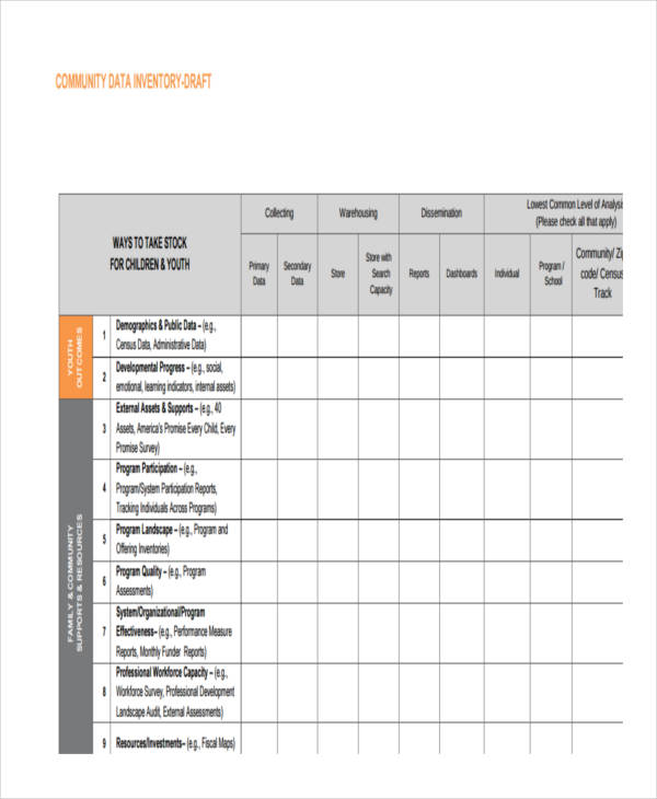 FREE 21+ Sample Inventory in PDF | XLS | Examples