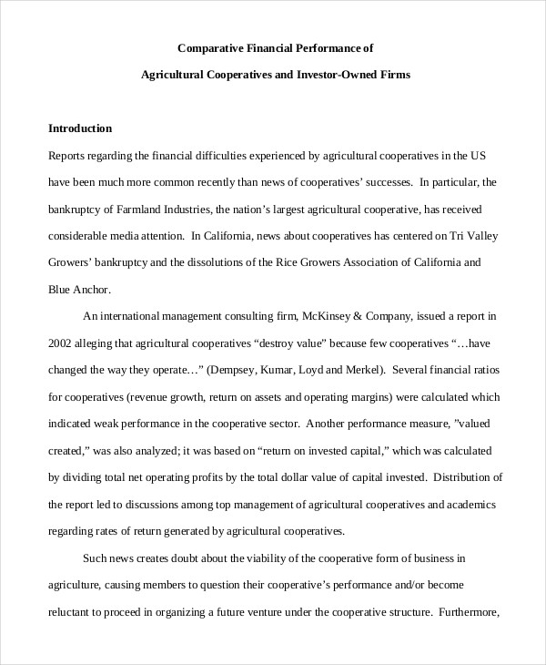 Financial Analysis 34 Examples Format Pdf Examples