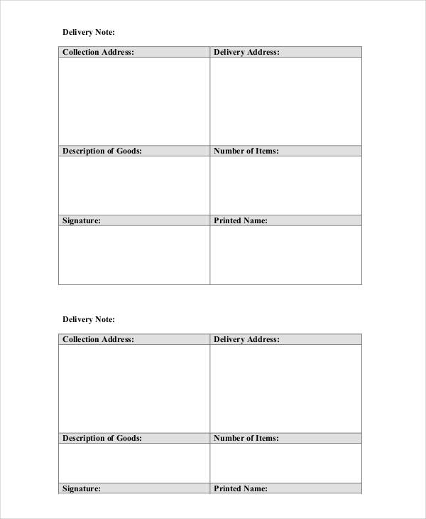 Free Note Examples - 31+ in PDF | DOC | Examples