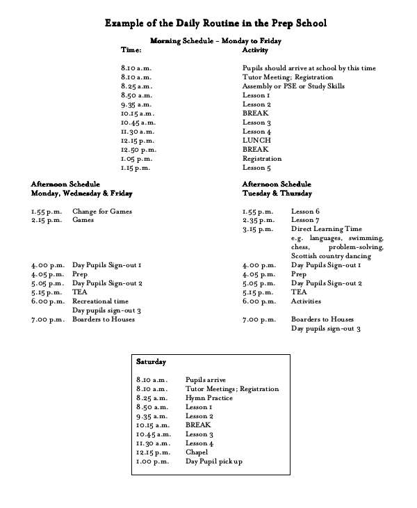 Daily Agenda - 8+ Examples, Format, Pdf | Examples