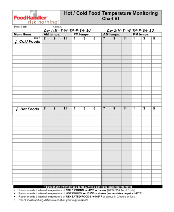 Daily Chart - 9+ Examples, Format, How to Make, Pdf