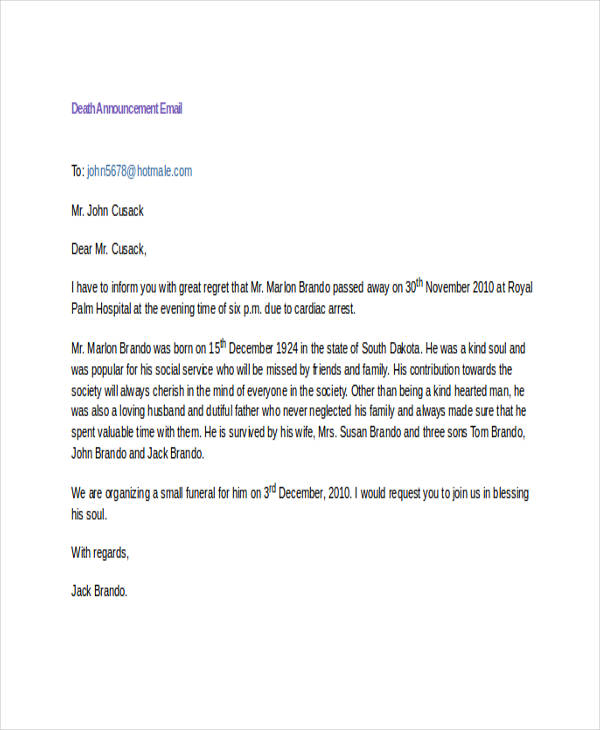 18 INFO TEMPLATE LETTER INFORMING DEATH PDF CDR PSD PRINTABLE ZIP