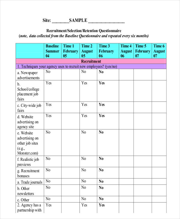 Employee Questionnaire - 6+ Examples, Format, How to Answer, Pdf, Tips
