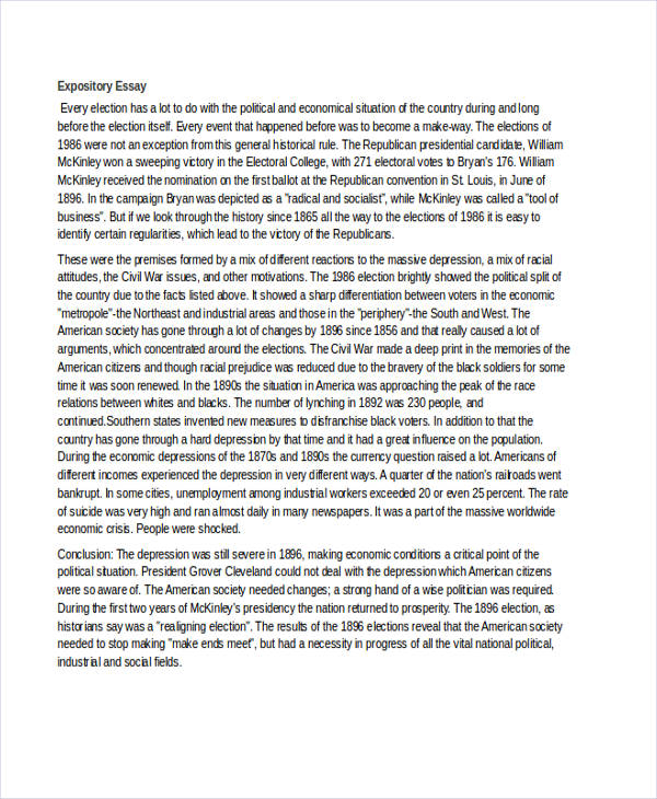 Expository Essay Example 7th Grade Essay Writing Top
