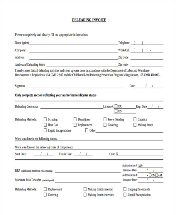Business Invoice - 19+ Examples, Format, Pdf | Examples