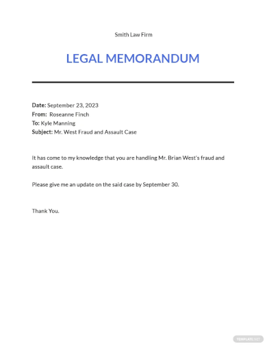Legal Memo 16 Examples Format Pdf Examples