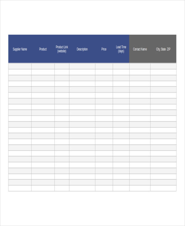 Simple Inventory - 7+ Examples, Format, Pdf | Examples