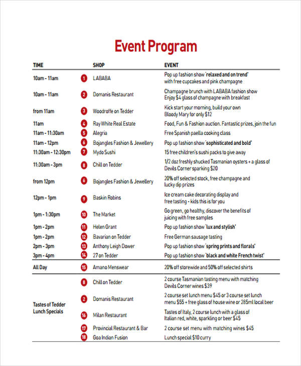 Program 25 Examples Format Pdf Examples