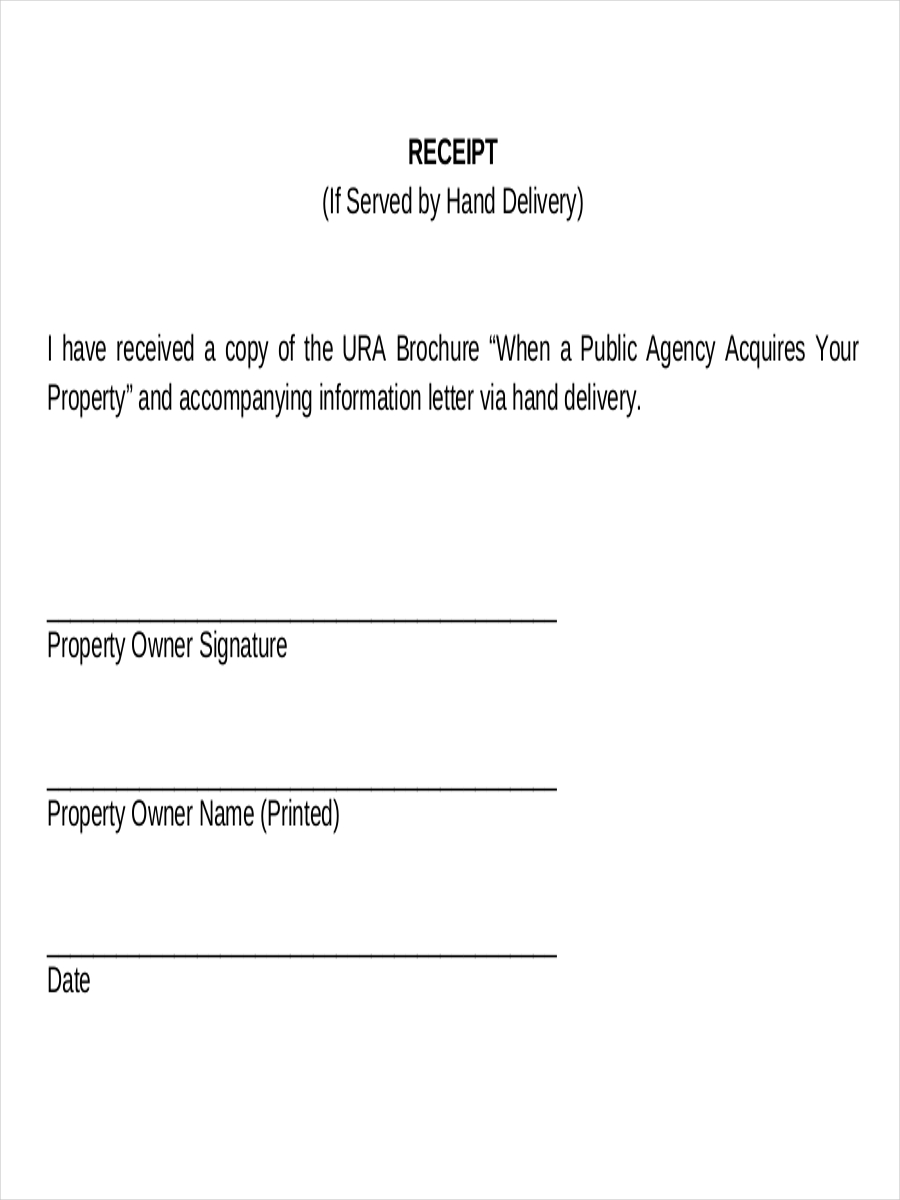 Delivery Receipt 7 Examples Format How To Write PDF