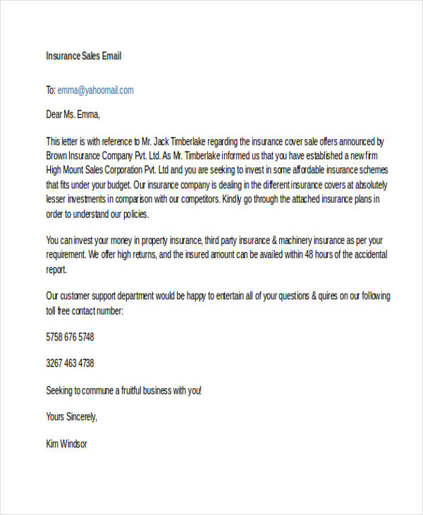 Sales Email - 6+ Examples, Format, How to Write, Pdf