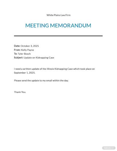 Internal Memo - 25+ Examples, Format, Pdf | Examples
