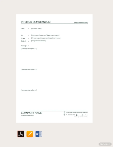 Internal Memo - 25+ Examples, Format, Pdf | Examples