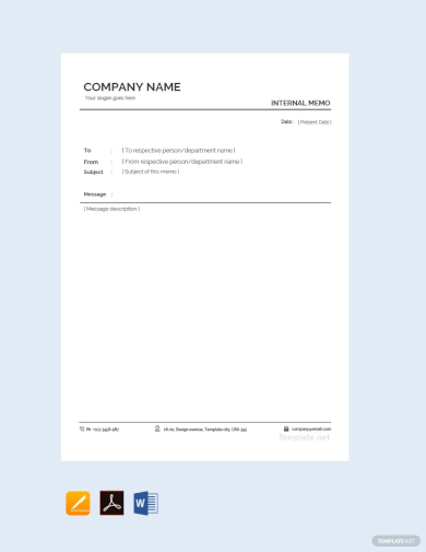 Internal Memo - 25+ Examples, Format, Pdf | Examples