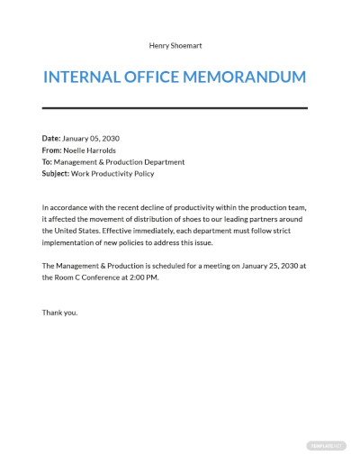 Internal Memo - 25+ Examples, Format, Pdf | Examples