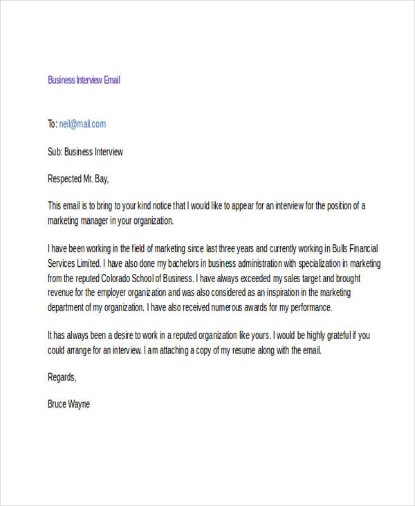 Business Email - 25+ Examples, Format, Pdf | Examples