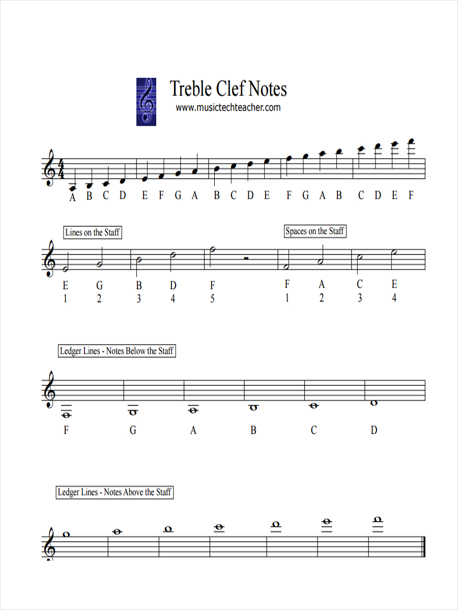 Music Chart - 7+ Examples, Format, Pdf | Examples