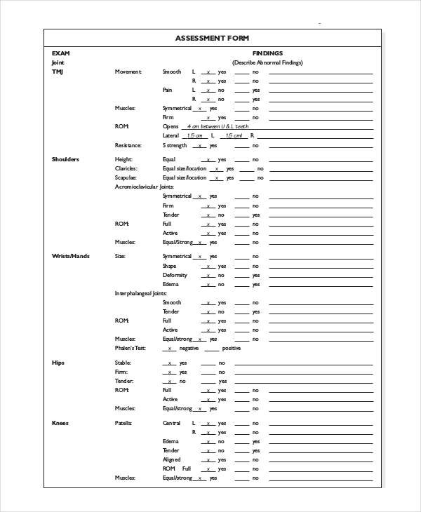 Nurse Narrative Note Template
