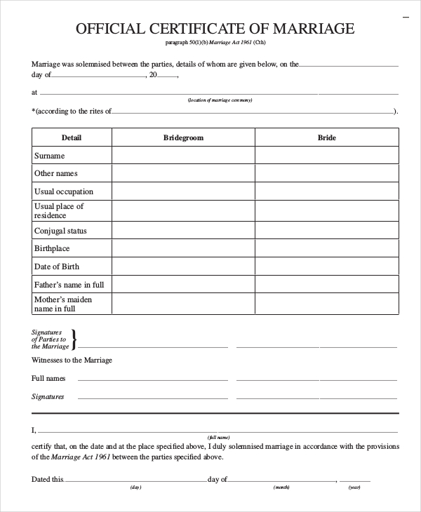 Certificate - 50+ Examples, Format, Pdf | Examples