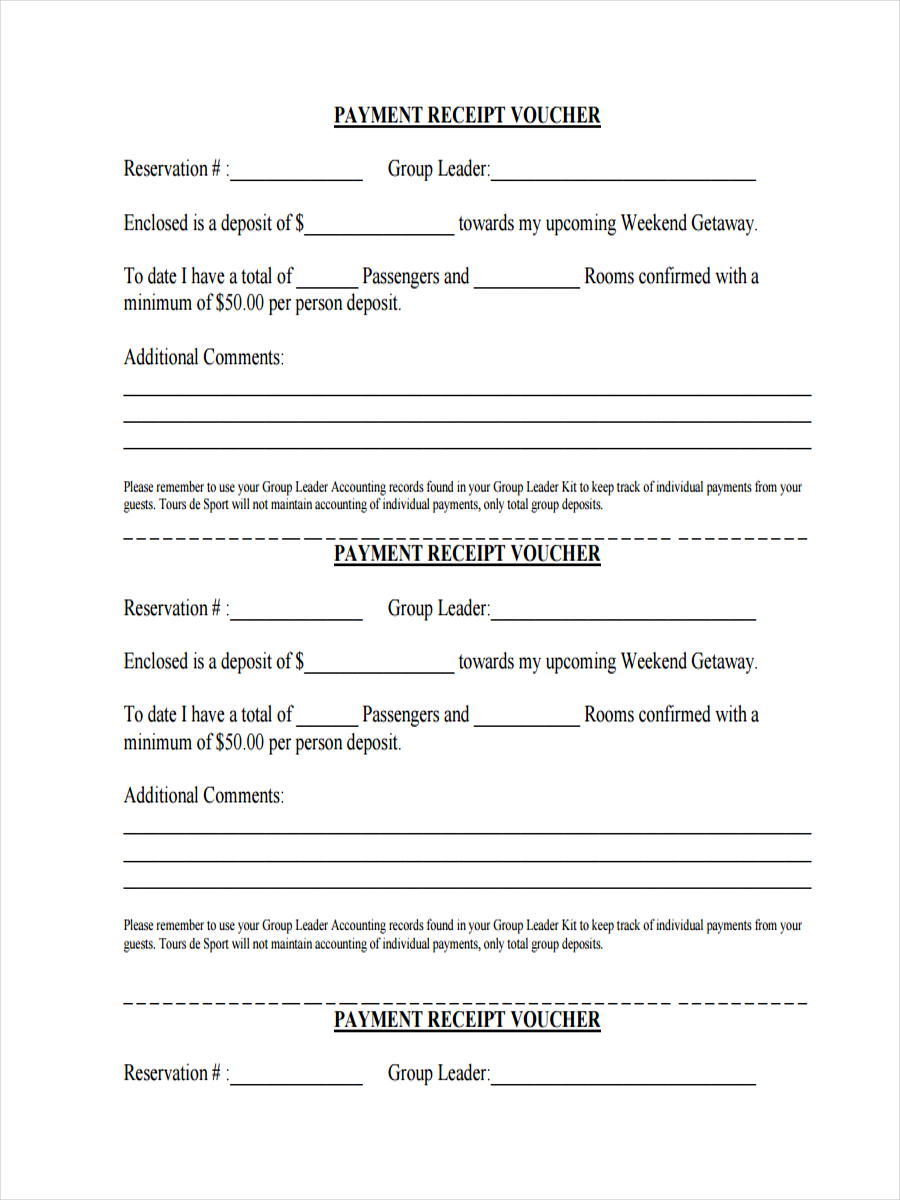 Receipt Voucher - 8+ Examples, Format, Pdf | Examples