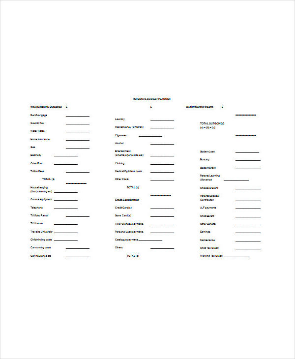 12 Budget Plan Examples Samples In Google Docs Google Sheets 