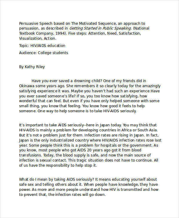 Sample Speeches For Public Speaking The Document Template