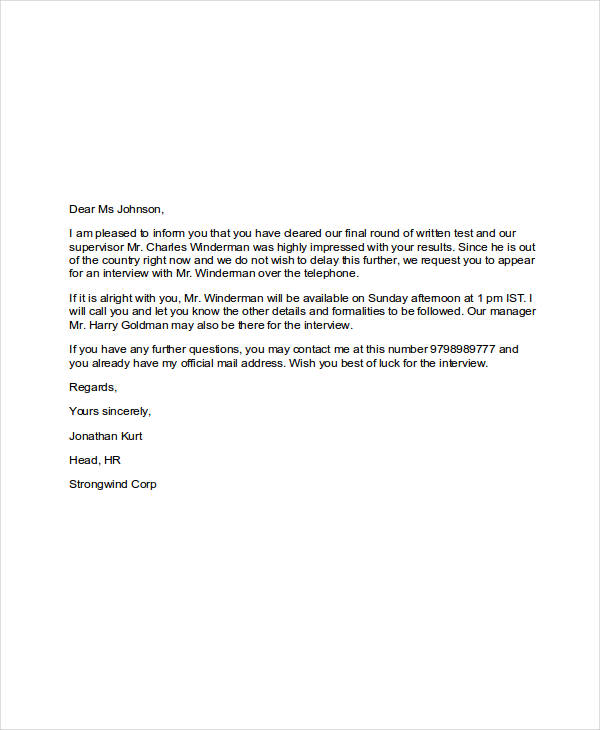 Stay Interview Email Template